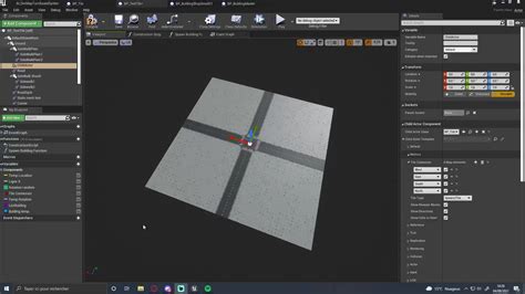 road system with procedural mesh generation r unrealengine