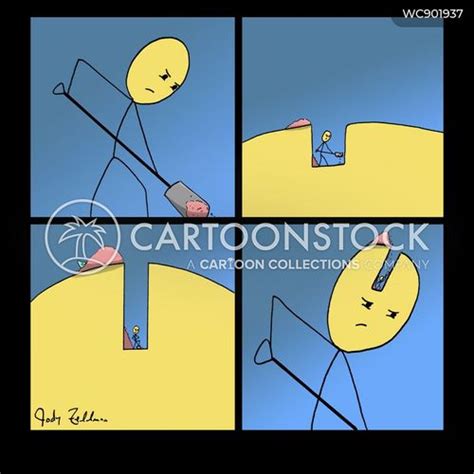 Digging Cartoons And Comics Funny Pictures From CartoonStock