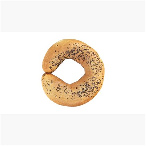 White Bread Cone With Cumin Seeds 3d Model Download Dairy Bakery On