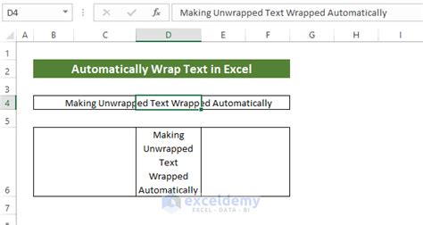 How To Wrap Text Automatically In Excel 5 Methods