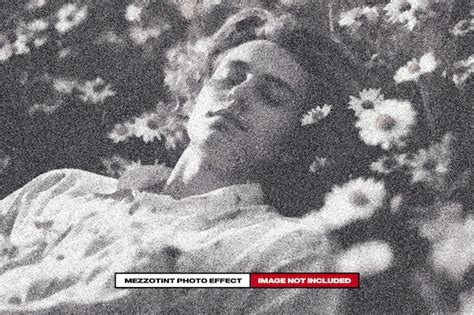 Premium PSD Mezzotint Photo Effect