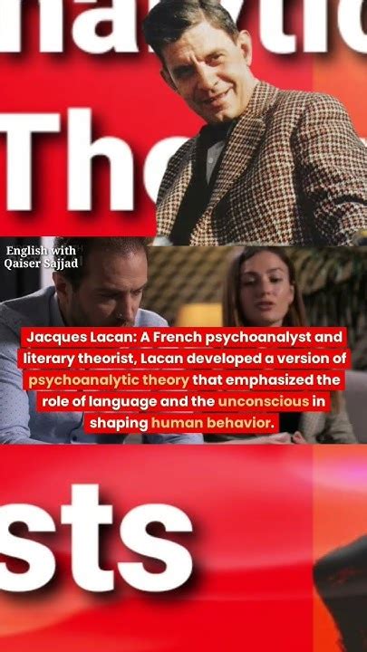 Psychoanalytic Theorists Freud Lacan Jungianpsychology Psychoanalysis Psychoanalytictheory