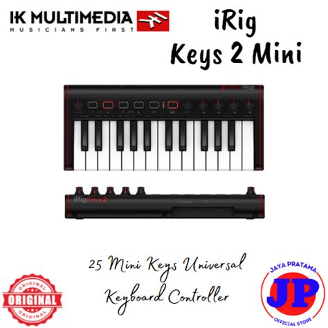 Jual Ik Multimedia Irig Keys 2 Mini 25 Keys Universal Keyboard Controller Shopee Indonesia