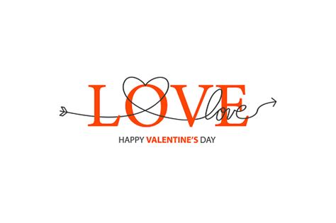 흰색 배경 벡터 일러스트에 고립 된 해피 발렌타인 데이 문자 선물 엽서 인쇄 배너 웹을위한 손으로 그린 구성 인사로맨틱 한 디자인 기호 태그 라인을 사랑 합니다 0명에 대한