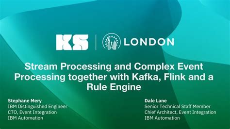 Stream Processing And Complex Event Processing Together With Kafka Flink And A Rule Engine Ppt