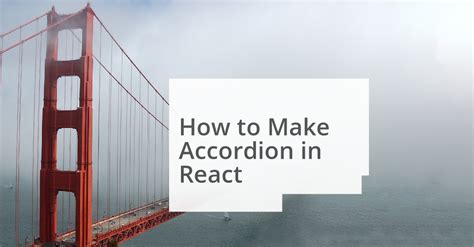 React Jobs On Linkedin How To Make Accordion In React