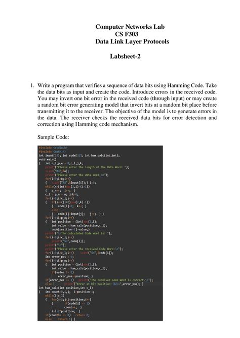 Computer Networks Lab Practical And Solution Studocu