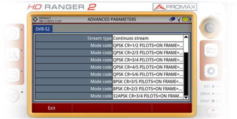 Ranger Neo 2 Tv Signal And Spectrum Analyzers Compatible With The Vcm Acm Modulation Schemes
