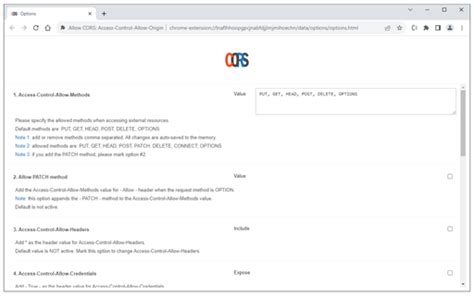 Allow Cors Access Control Allow Origin Extension
