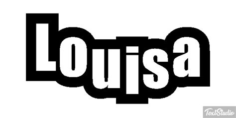 Louisa Name Animated  Logo Designs