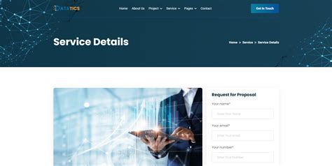 datatics and the data science and ai tech html template