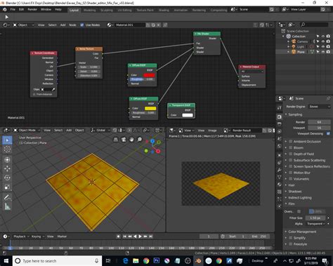 Set Alpha Node For Shader Editor Eevee Materials And Textures