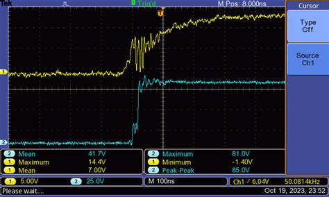 Mosfet Two Switch Forward Converter With Transient Spikes On Gate To Source Voltage