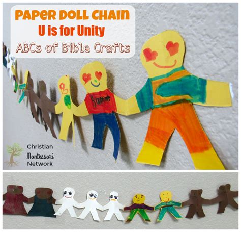 Paper Doll Chain Unity Bible Craft Artofit