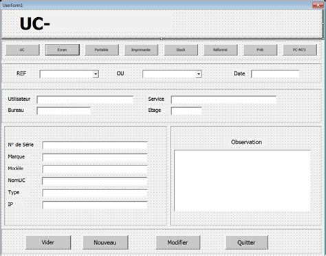 Recherche Une Solution Sur Vb Userform Macros Et Vba Excel