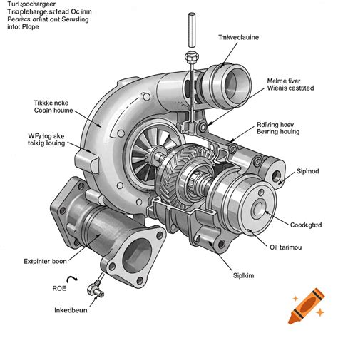 Turbocharger Diagram Labeled