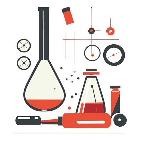 Premium Vector Physics Laboratory Experiment Vector Illustration Flat 2