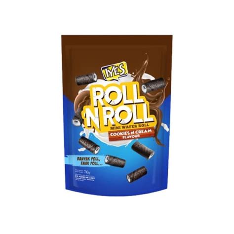 Iyes Roll N Roll Mini Wafer Rolls 40g Shopee Malaysia