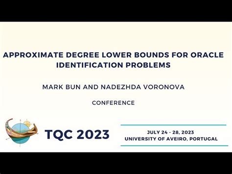 Free Video Approximate Degree Lower Bounds For Oracle Identification Problems From Squid