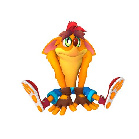 commission sad crash bandicoot render by bandicootbrawl96 on deviantart