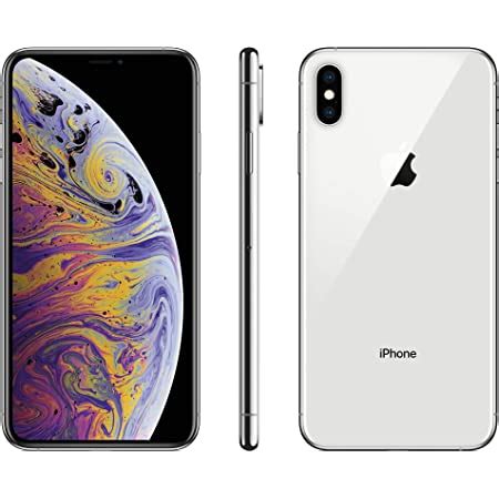 Amazon Com Apple IPhone XS Max GB Silver Unlocked Renewed Cell Phones Accessories