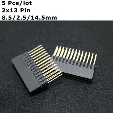 hellotronics 5pcs lot stackable header for raspberry pi 2x13 extra tall