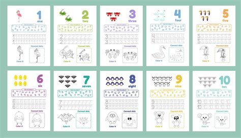 Numbers 1 10 Vector Art Icons And Graphics For Free Download