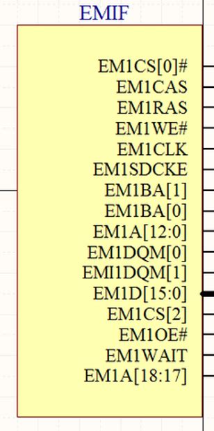 Ccstms320f28377d How Can I Connect This Sram To Emif Of Tms320f28377