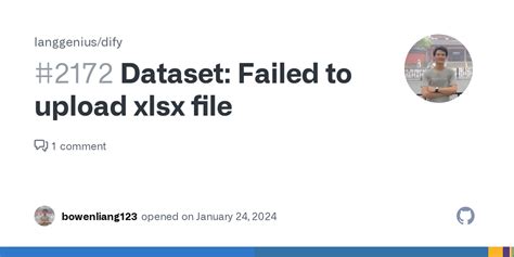 Dataset Failed To Upload Xlsx File · Issue 2172 · Langgeniusdify