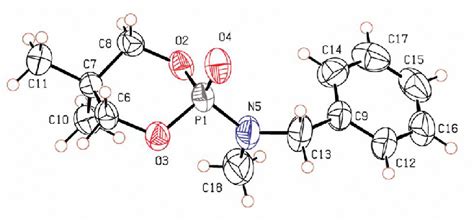 Ortep Style Plot And Atom Labeling Scheme For The Structure 2 Download Scientific Diagram