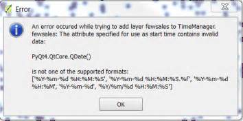 Timemanager Time Manager Qgis Date Format Geographic Information