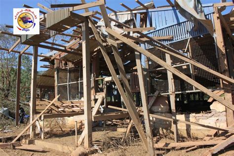 Knu တပ်မဟာ ၅ နယ်မြေကို စစ်တပ်က တိုက်လေယာဉ်ဖြင့် ဗုံးကျဲမှု ပြည်သူ ၁ ဦး ထိခိုက်ပြီး ကား နှင့် အိမ