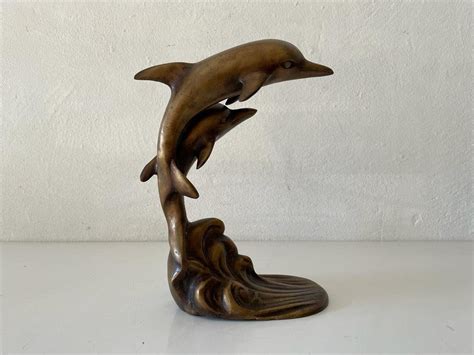 Solid Brass Dolphin Figurine Germany 1970s For Sale At Pamono