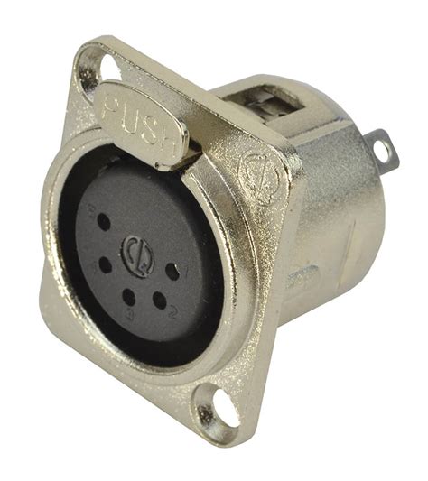 Pin XLR DMX Panel Socket Female DMX Leads Cable