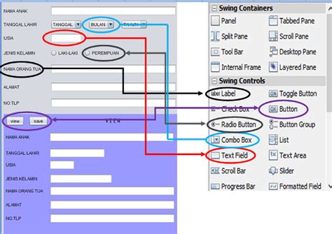 Mahasiwa Membuat Program Aplikasi Pendaftaran Siswa Baru Menggunakan JAVA NetBeans Swing GUI
