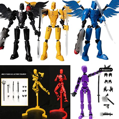 Lucky โมเดลฟกเกอรหนยนต 3D T13 Robot Nova 13 Dummy 13 ของเลนสาหรบเดก 13 ชน Shopee