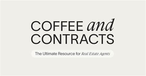Social Media And Marketing For Real Estate Coffee And Contracts Coffee And Contracts