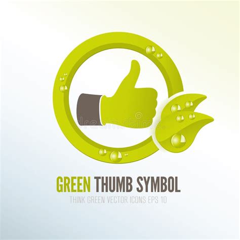 Pouce Vert Stock Illustrations Vecteurs And Clipart 10 581 Stock