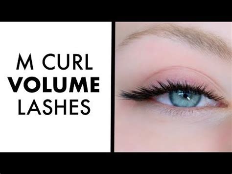 M CURL VOLUME LASH EXTENSION TUTORIAL Mapping Styling YouTube Lashes Volume Lashes