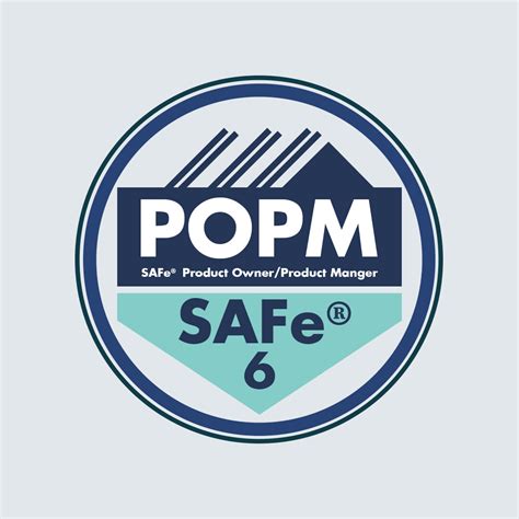 SAFe POPM Certification SAFe Product Owner Product Manager