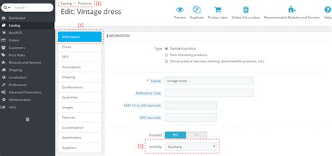 Set Up Product Visibility For Sale Rock Pos The Number 1 Prestashop