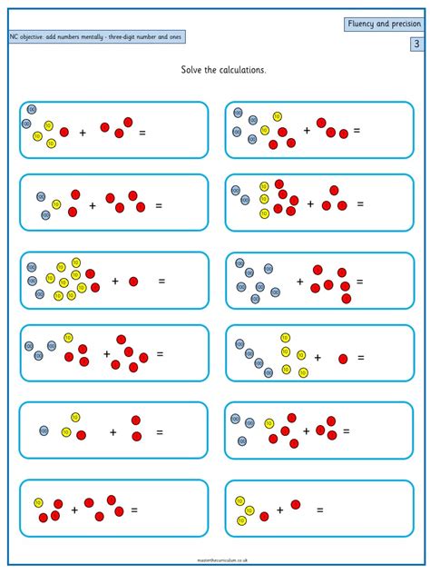 Add And Subtract Numbers Mentally Including A Three Digit Number And Ones 6 Master The