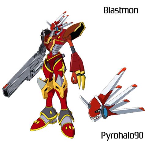 Digimon Blastmon By Pyrohalo90 On Deviantart