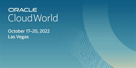 Bridge Consulting Speaker At Oracle Cloudworld 2022