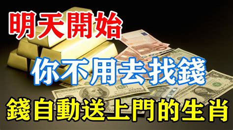 明天開始！你不用去找錢！錢自動送上門的生肖！輕松實現財富自由！運勢 風水 佛教 生肖 发财 横财 【佛之緣】 Youtube