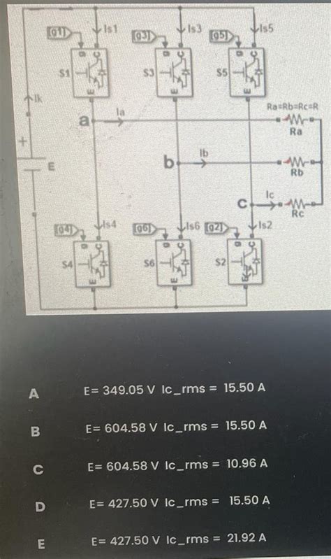 Solved In The Circuit Given On The Side Ra Rb Rc Basic Chegg Com