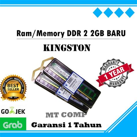 Jual Ram Memory Pc Ddr 2 2gb Baru Kingston Di Lapak Mt Comp Bukalapak
