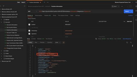 Fapiprivategetpositionrisk Returns Different Results In Ccxt Vs Postman