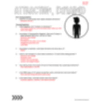 Sex Explained Attraction Viewing Guide By The Adventurous Classroom