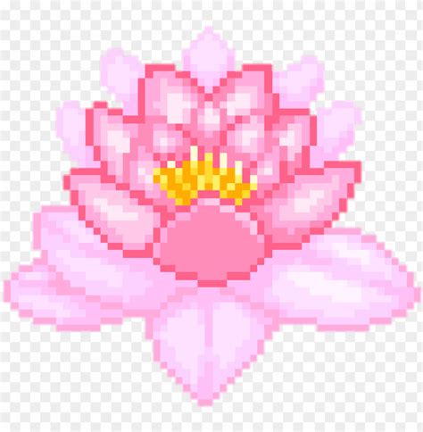 Lotus Flower Minecraft Pixel Art Made By Fakeuniform Pixel Art Porn